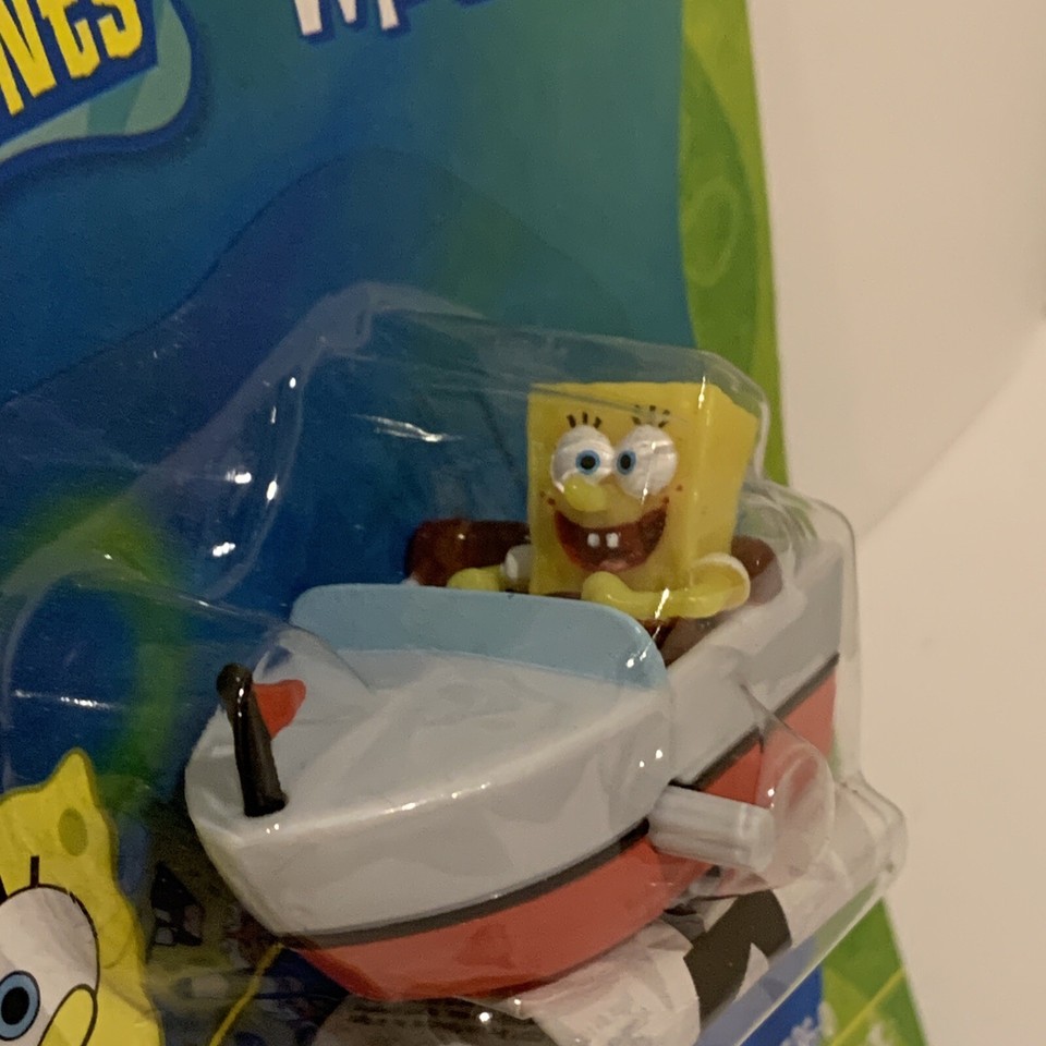 SpongeBob SquarePants Wind Up Speed Boat Basic Fun 2002 New MOC | eBay