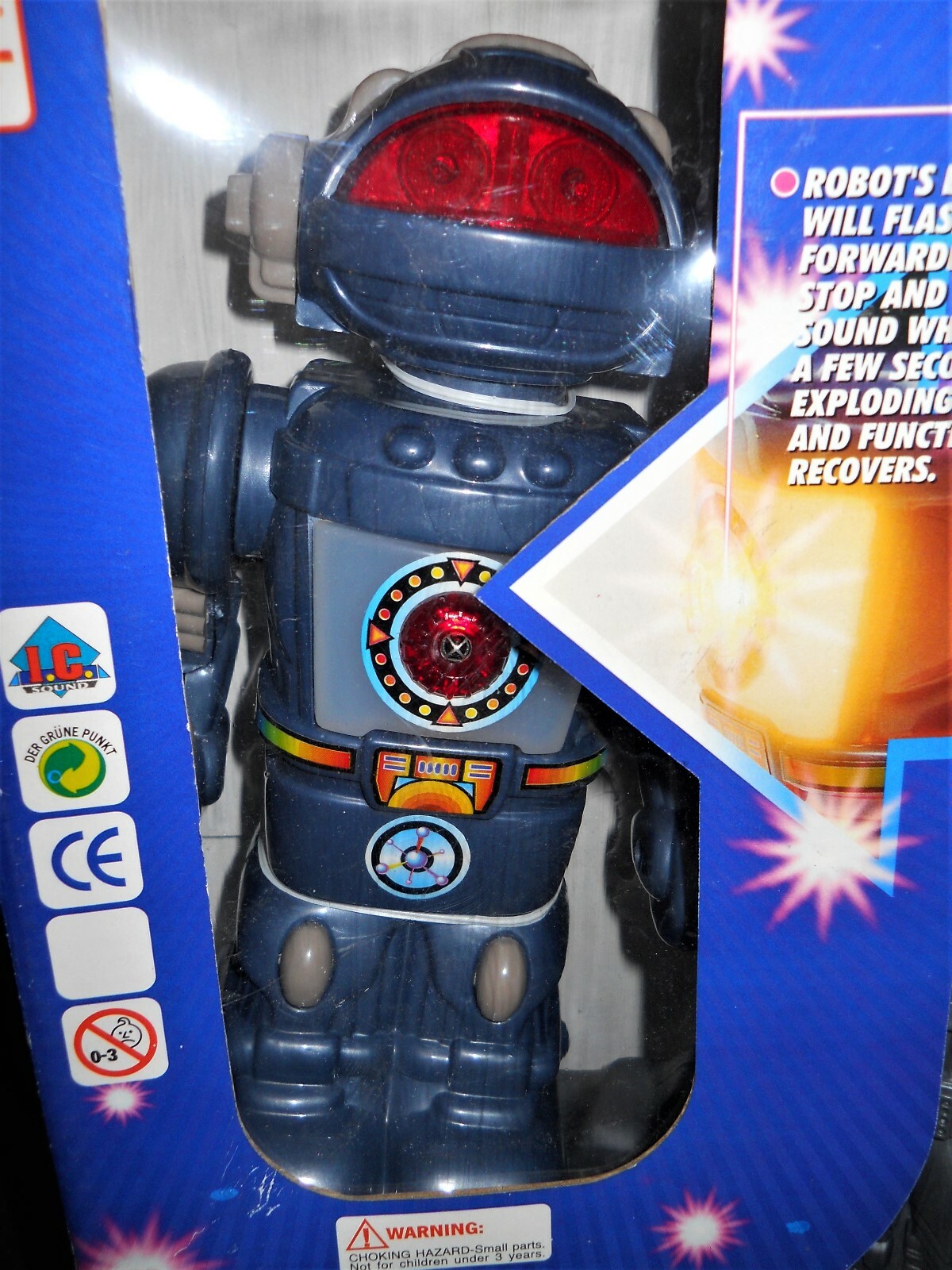 Vintage Super Laser Ranger Robot Ho-Kai Toys HK-705 Talking IC Sounds NIB!