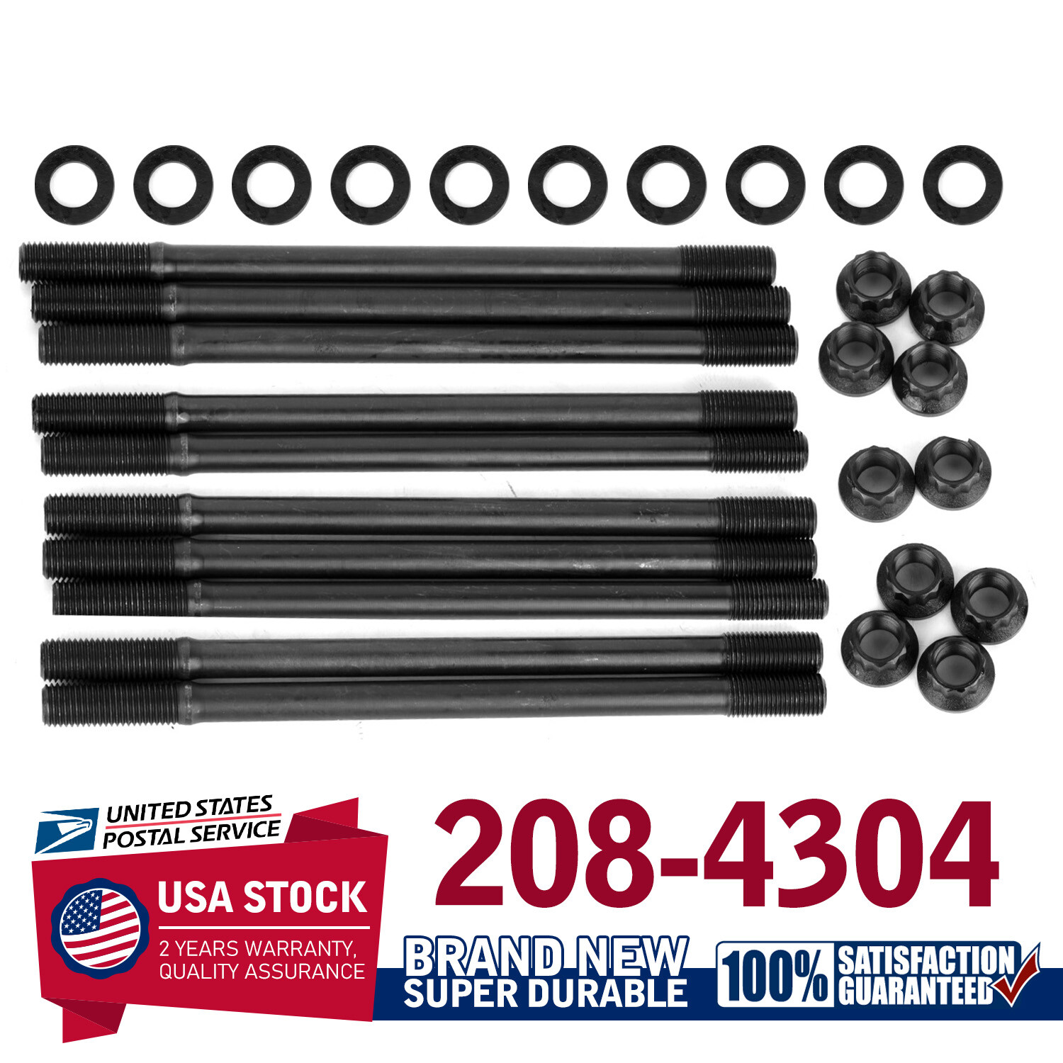 Cylinder Head Stud Kit For Honda Prelude 2.2L H22 H22A4 H23A H23A1 VTEC 208-4304 | eBay