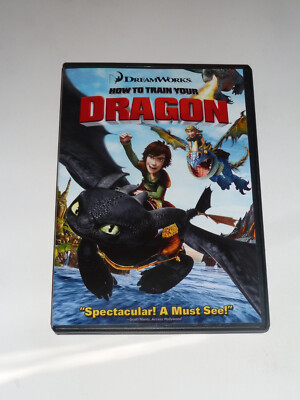 How to Train Your Dragon DVD 2010 cartoon movie fantasy vikings ...