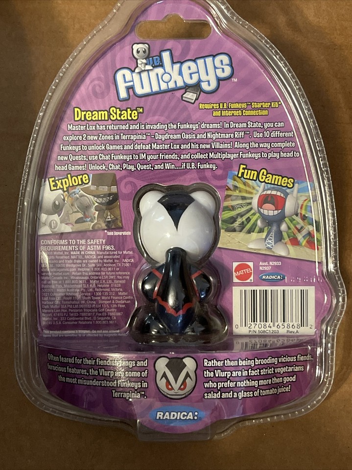 Mattel Radica UB Funkeys Unlock World Of Games Vlurp 2007 | eBay