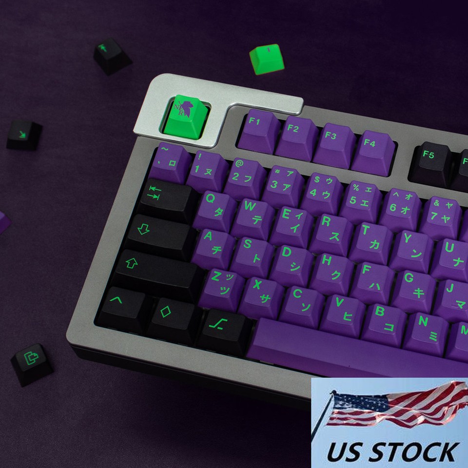 GMK Copy EVA-01 Mecha-01 Keycap Cherry Profile PBT Set for Cherry MX | eBay