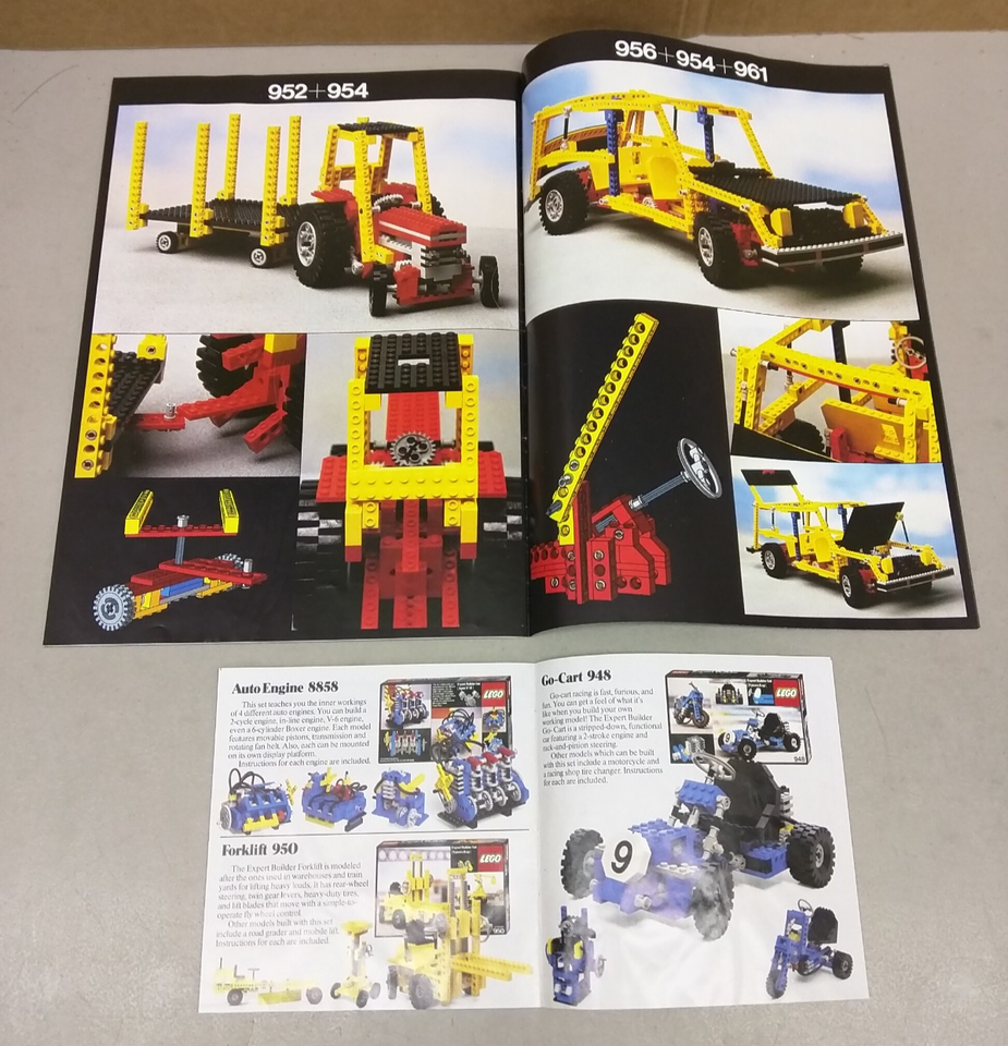 LEGO Expert Builder 951 Bulldozer NEW! Front-End Tracked Bucket Loader ...