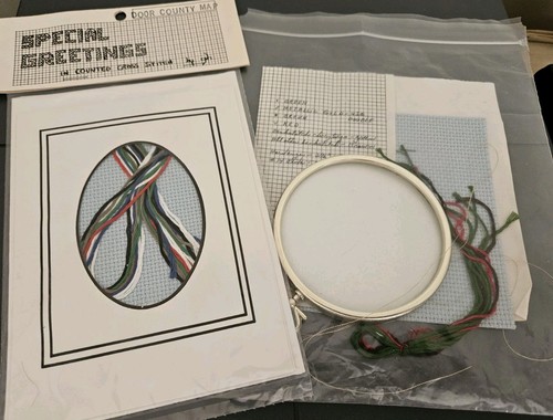 Door County Counted Cross Stitch Ornament & Greeting Card Kits | eBay
