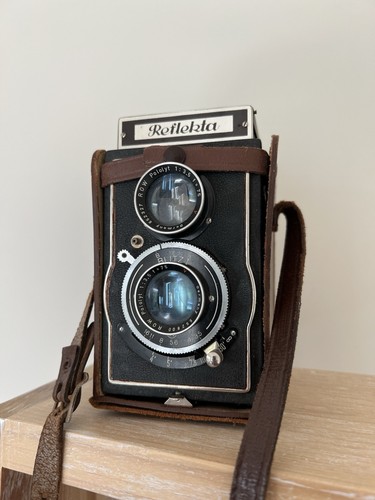 Vintage Welta Reflekta 6x6 120 Film TLR Camera w/ Ludwig Meritar 75mm ...