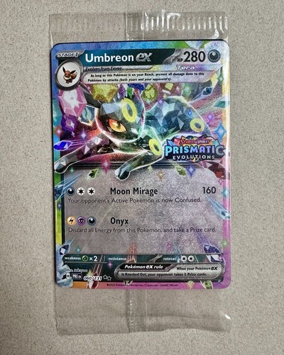 Umbreon Ex Surprise Box Promo 060/131 Pokemon Prismatic Evolutions ...