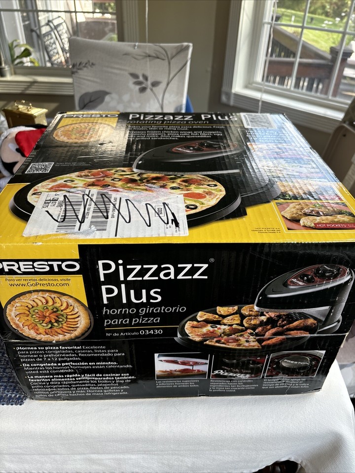 Presto Pizzazz Plus Rotating Pizza Oven - Black (3430) 729728406610| eBay