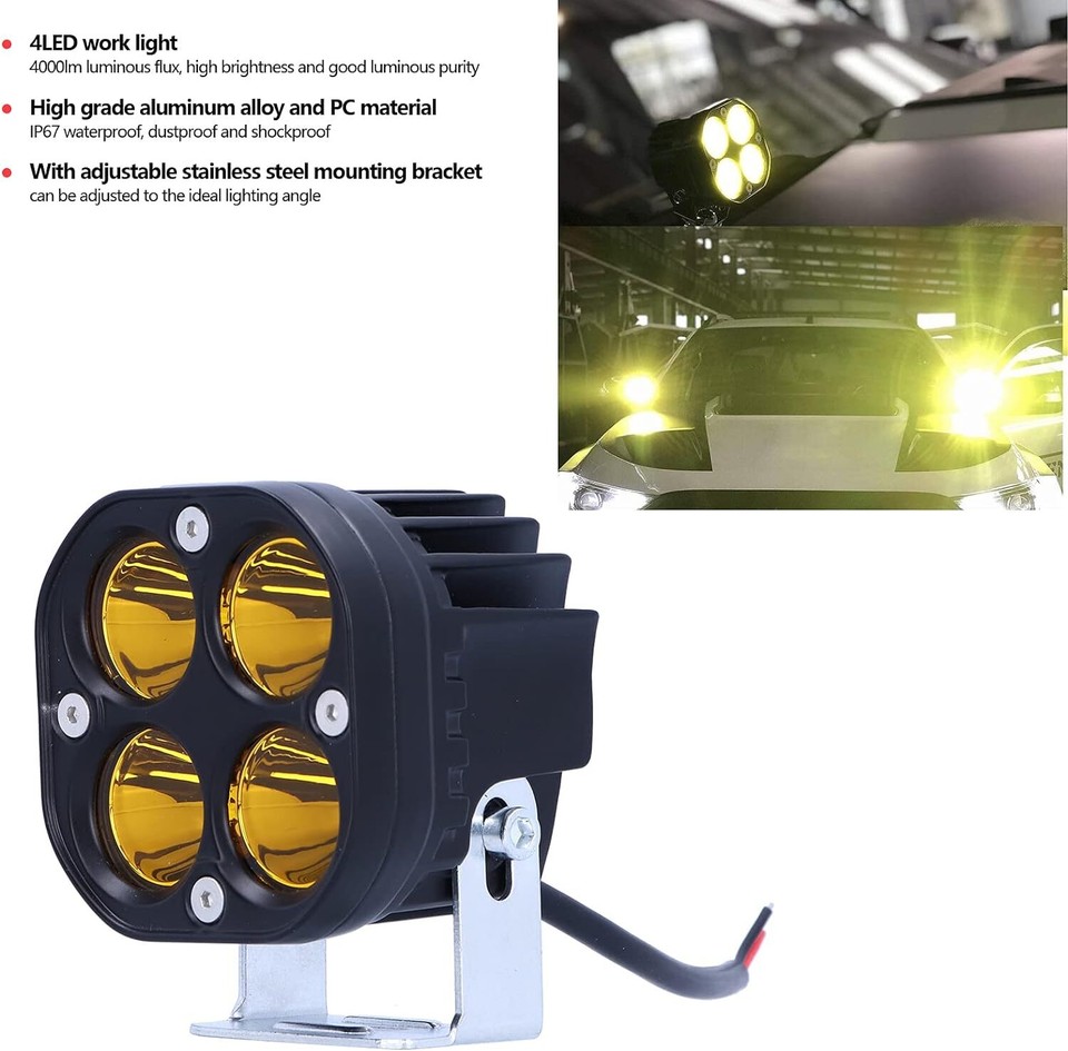 2X Fit Can-Am Maverick X3 3inch LED Cube Work Light Bar Spot Pods ...