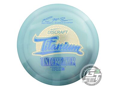 NEW Discraft McBeth Titanium Undertaker 173-174g Teal Blue A Driver ...