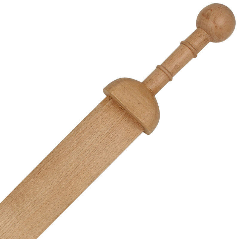 Round Pommel Gladius Roman Gladiator Medieval Practice Wooden Training ...