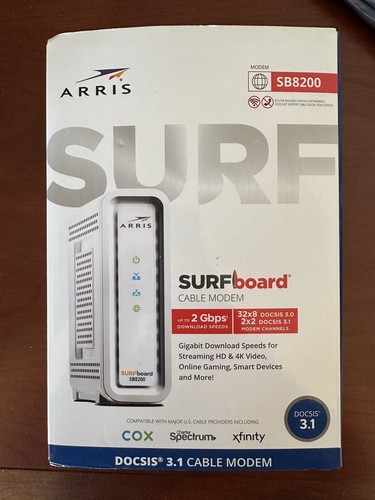 ARRIS SURFboard Gigabit DOCSIS 3.1 Cable Modem SB8200 | eBay