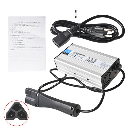 For EZGO RXV Golf Cart 48 Volt Battery Charger with 3-pin Triangular ...