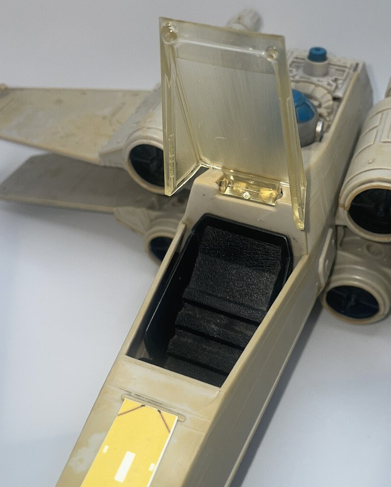 Vintage Star Wars Kenner X Wing Canopy Glass 3D Printed Repro Part 1978 ...