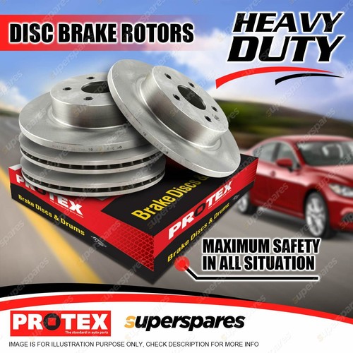 Protex Front + Rear Disc Brake Rotors for Volkswagen Caravelle T4 2.5L ...