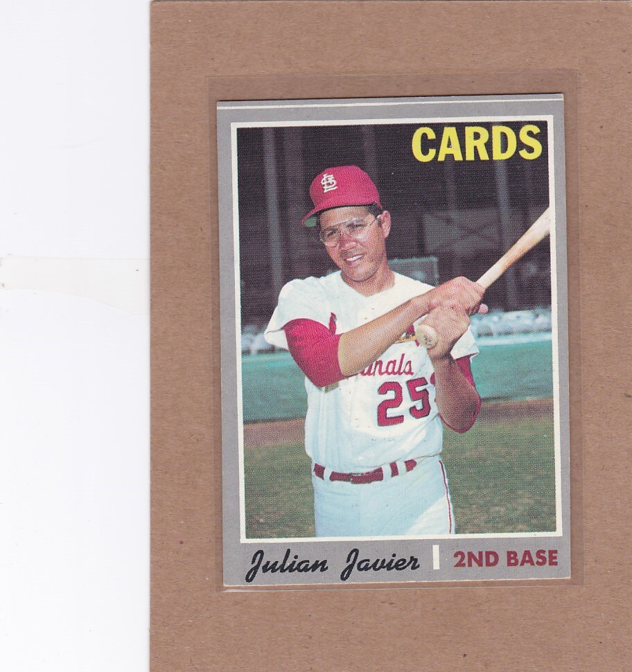 1970 TOPPS BASEBALL JULIAN JAVIER #415 CARDINALS EX+ *A21971 | eBay