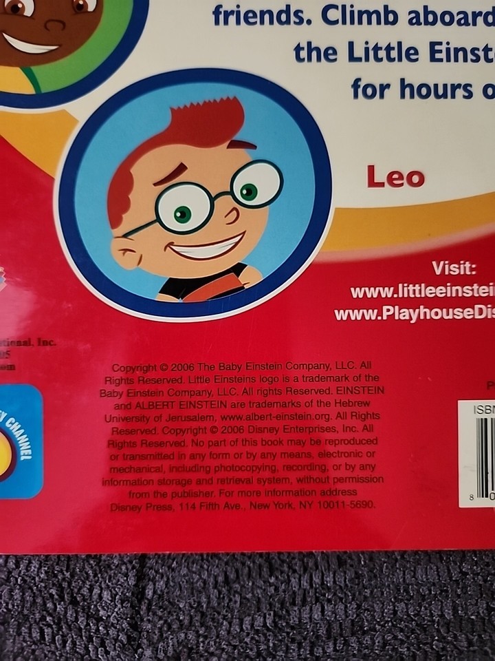 NEW - Little Einstein Giant Sticker Book - Paperback By Playhouse ...