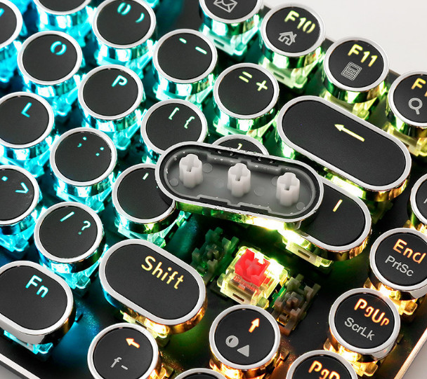 DIY Key Cap 104 Keys Retro Steam Punk Typewriter Mechanical Keyboard Keycap