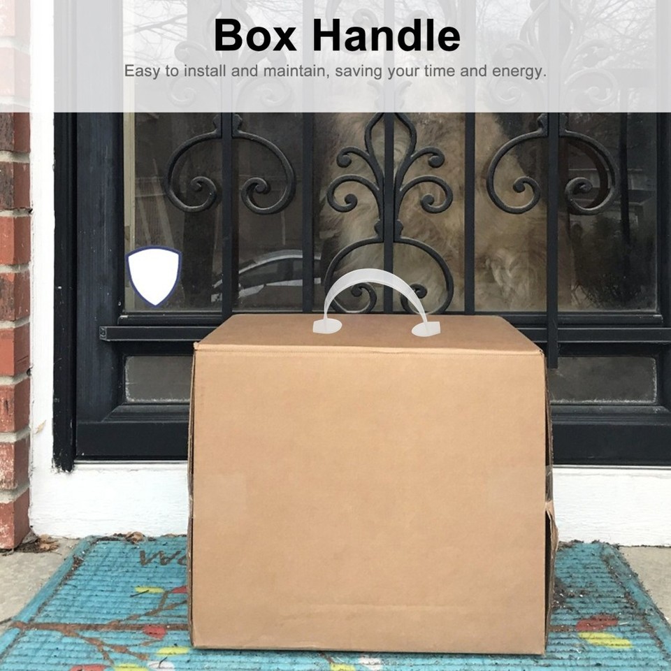 100 Set Plastic Grab Handle Carton Handle for DIY Box Handle Gift ...
