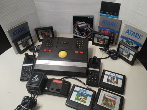 Atari 5200 Trak-Ball Controller CX53 Complete w/ 7 Games And Manuals ...