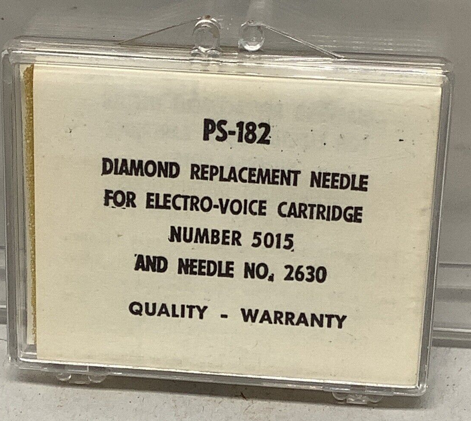 TRANSCRIBER PS-182 Diamond Replacement Needle For Electro Voice ...