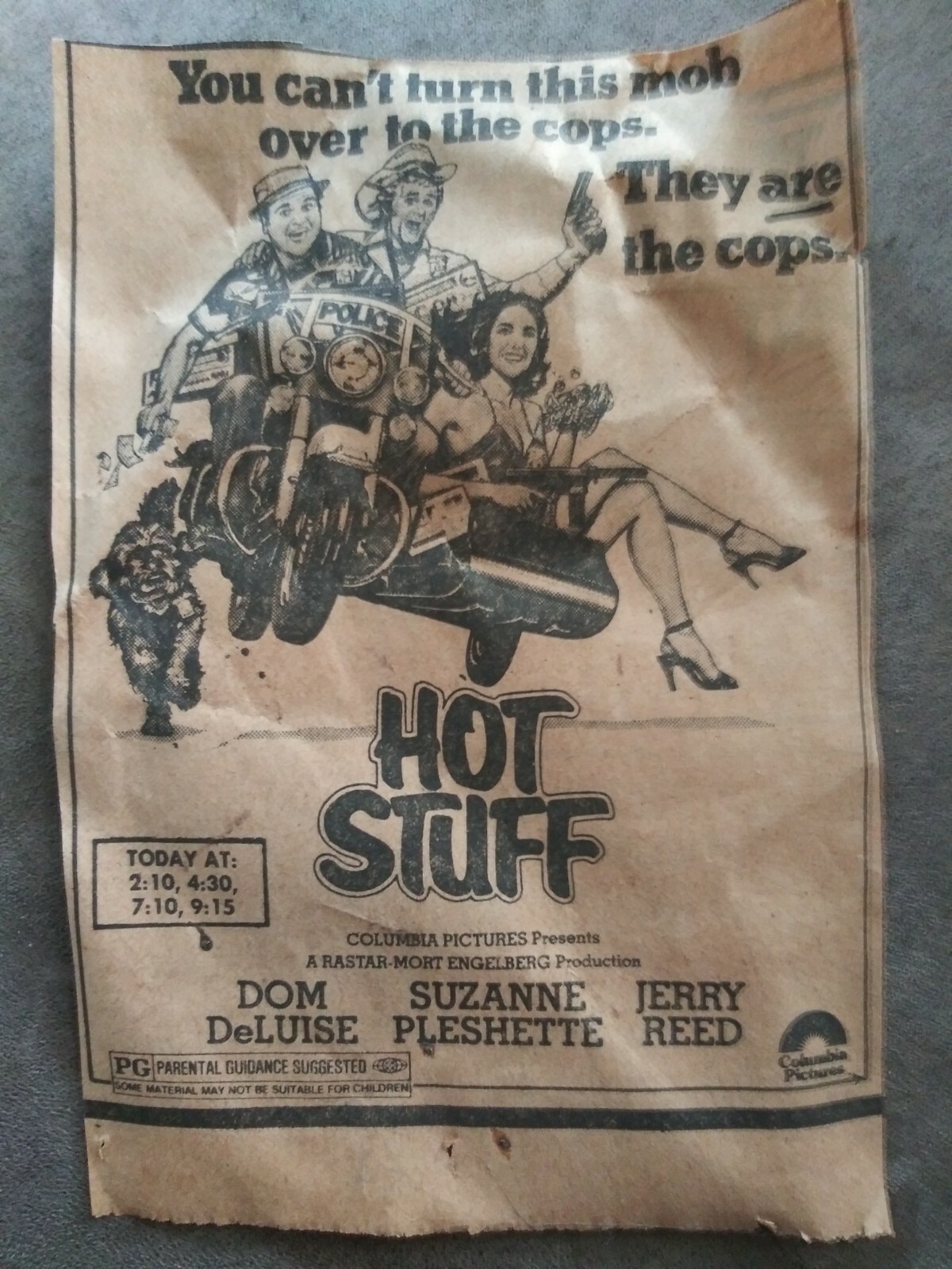 1979 Dom DeLuise in "Hot Stuff" Movie Ad | eBay
