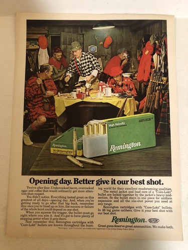 1975 Remington Core Lokd Bullets Vintage Print Ad Advertisement pa30 | eBay