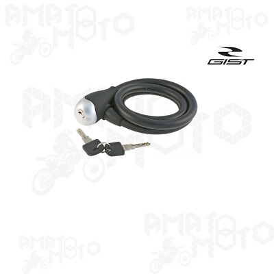 Verrou pour Vélo Dimensions 12X1200mm Gist 6816 Avec Câble en Acier | eBay