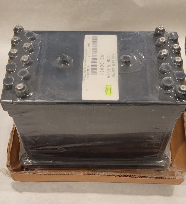 GENERAL ELECTRIC ICR53A1A OVER CURRENT RELAY NEW SEALED IN ORIGINAL ...