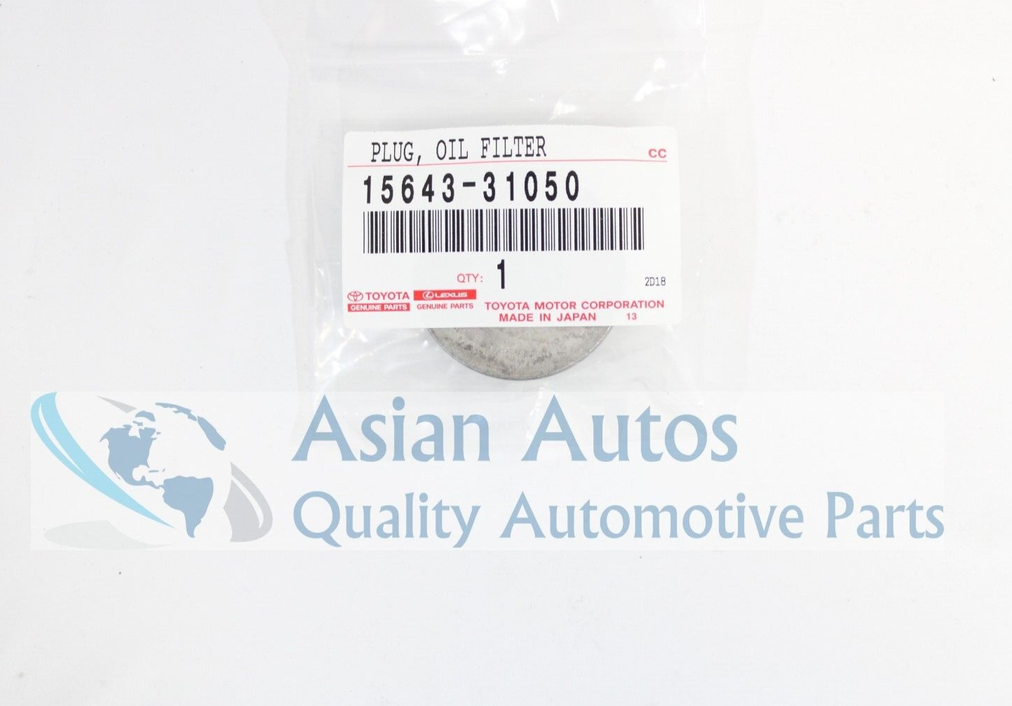TOYOTA OEM GENUINE OIL FILTER HOUSING CAP DRAIN PLUG OEM 15643-31050 ...