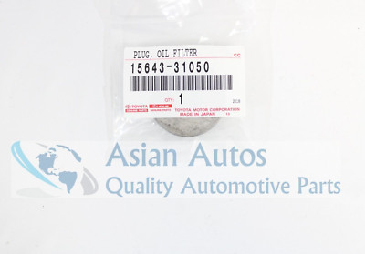 TOYOTA OEM GENUINE OIL FILTER HOUSING CAP DRAIN PLUG OEM 15643-31050 ...