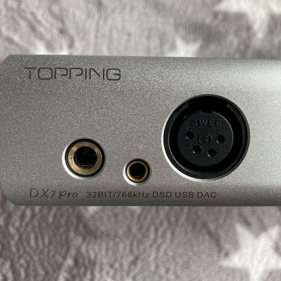 Topping DX7 Pro DAC and Headphone Amplifier Used Hi Res Audio XLR RCA ...