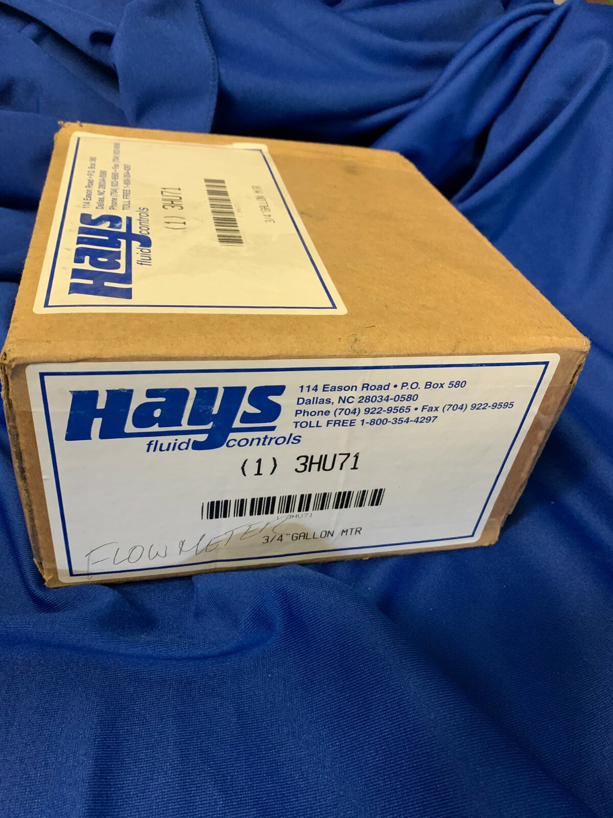 Hays 3HU71 Fluid Control Valve Flow Meter 3/4” gallon | eBay