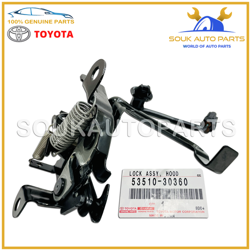 53510-30360 Genuine Toyota LOCK ASSY, HOOD 53510-30360 OEM | eBay