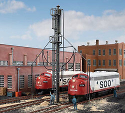 Walthers Cornerstone HO Diesel Service Facility Sanding Tower Kit 933 ...