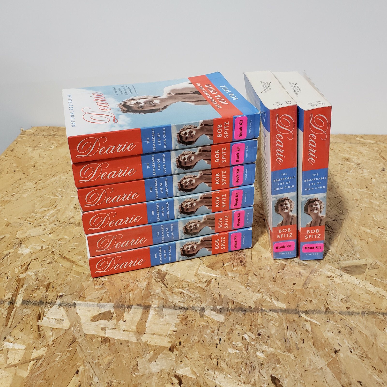 Dearie the Remarkable Life of Julia Child Bob Spitz Lot 8 copies ...