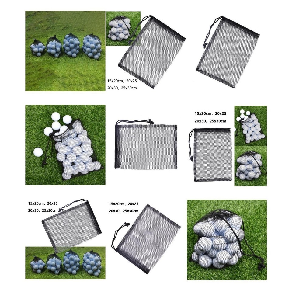 Ball Bag Golf Outdoor Sports Storage Carrying 1pcs Ball Pouch Black ...