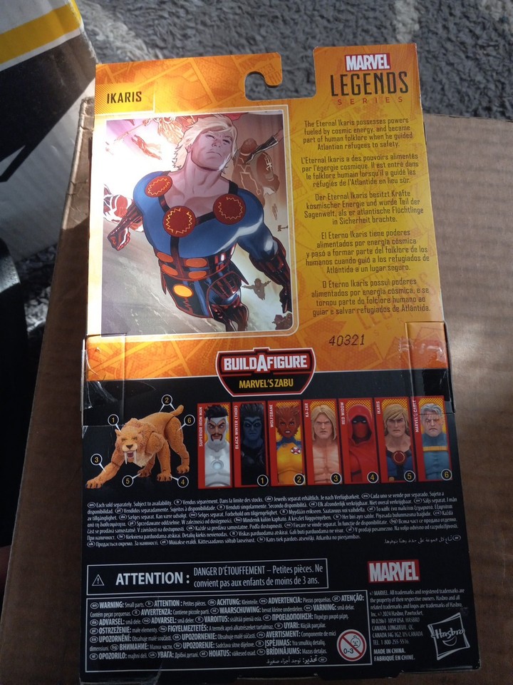 Marvel Legends 6" Ikaris Action Figure Marvel's Zabu BAF Brand New ...