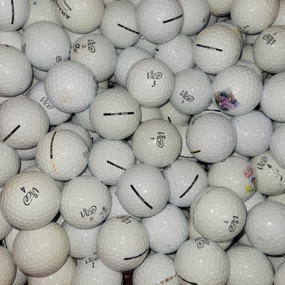 100 Vice Mixed Models Used Golf Balls Assorted Mix - 3A Grade AAA | eBay
