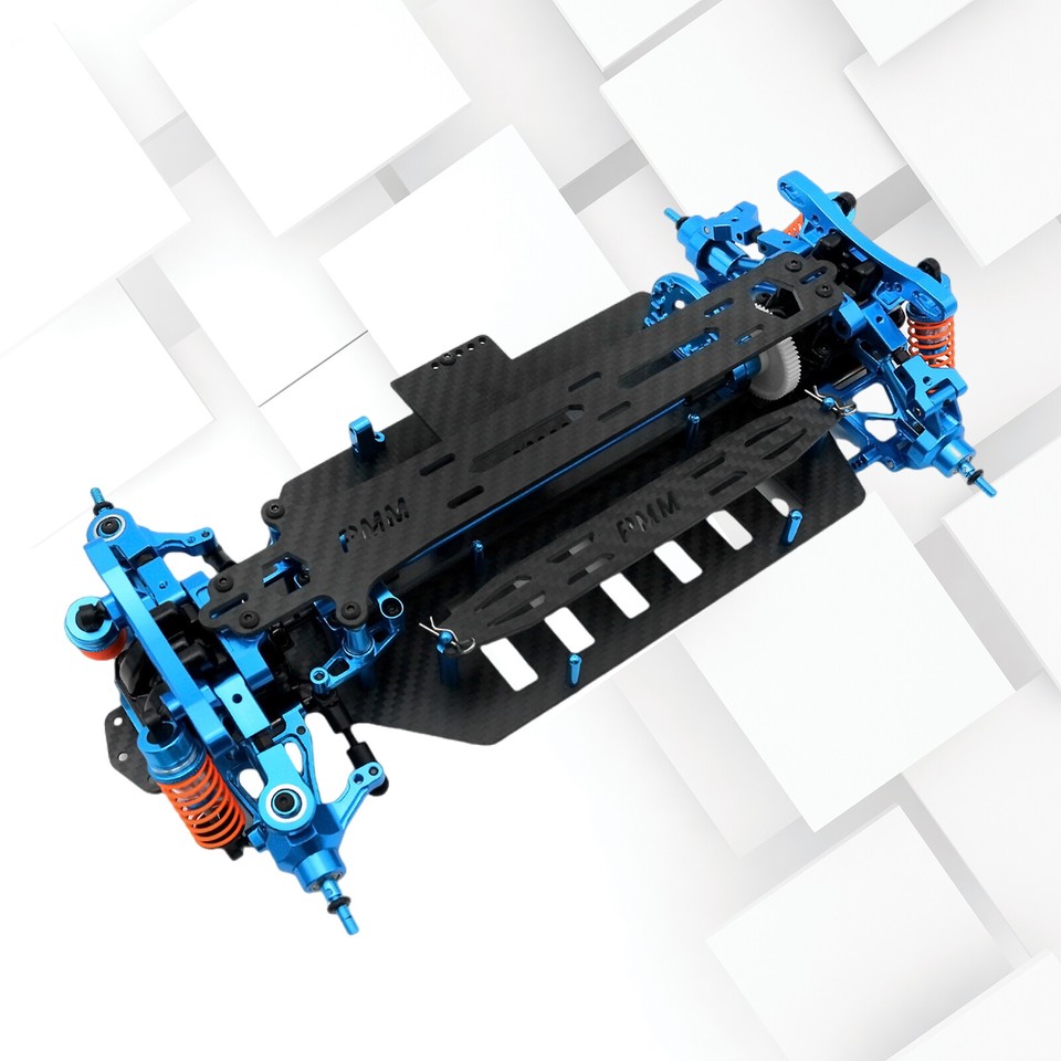 Alloy Upgrade 1/10 RC Chassis For TT02 Frame Kit Shaft Drive Touring ...