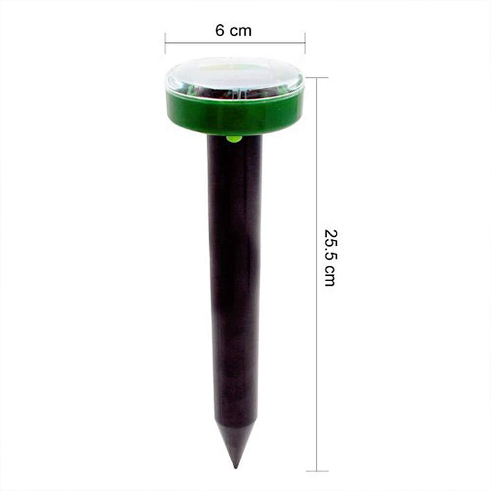 Solar Mole Repellent Sonic Deterrent Repeller Snake Rodent Gopher ...