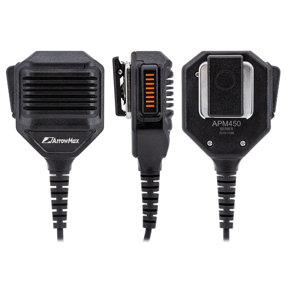 Weatherproof Heavy Duty IP67 Shoulder Speaker Mic for Motorola APX4000 ...
