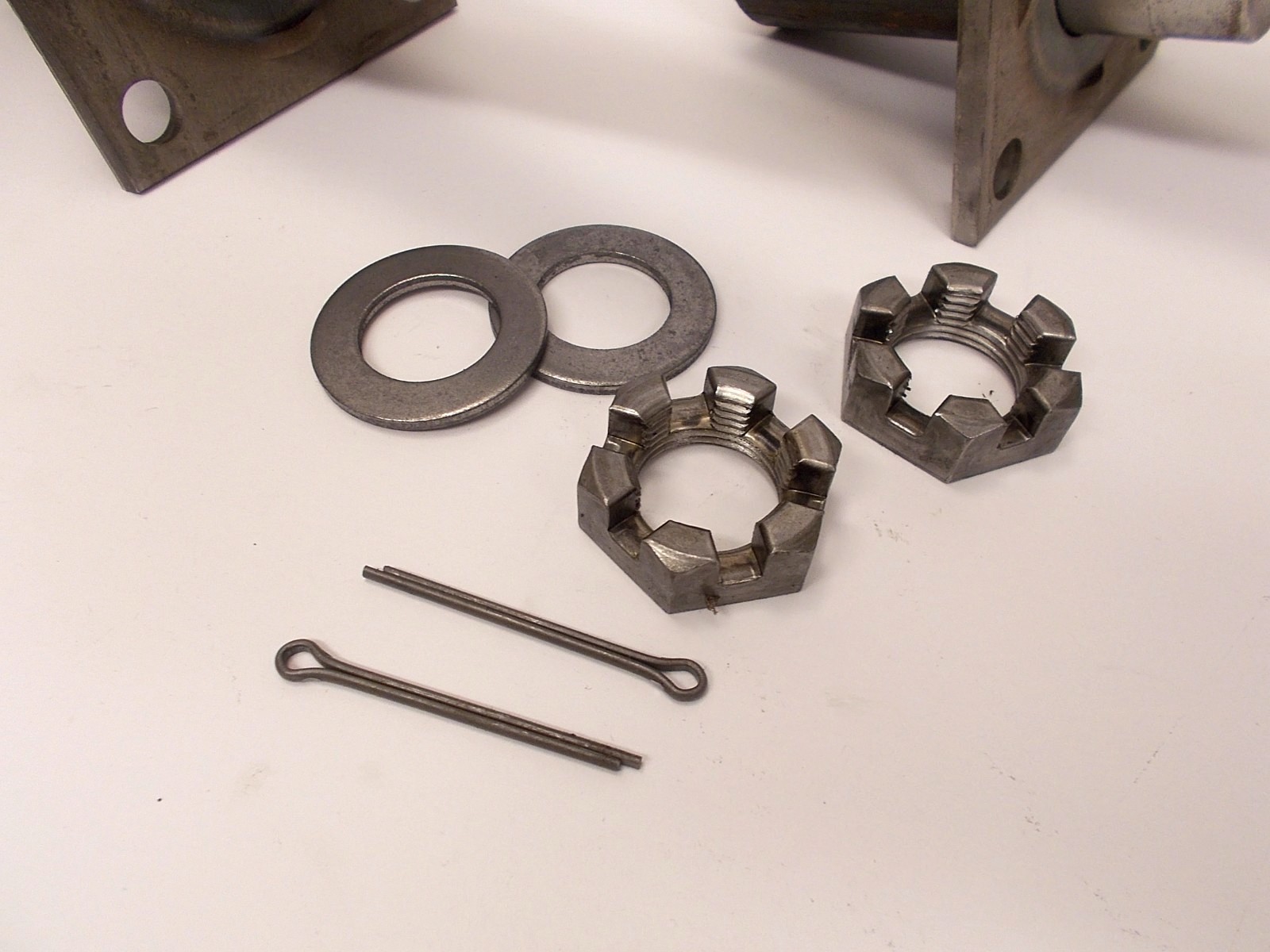 TWO 1750# EZ Lube 2" Round #84 Spindle 3500# Axle fits Dexter ALKO Axis ...