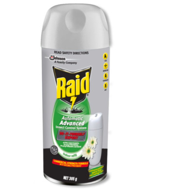 Raid 305g Automatic Advanced Insect Pest Control System Indoor Refill ...