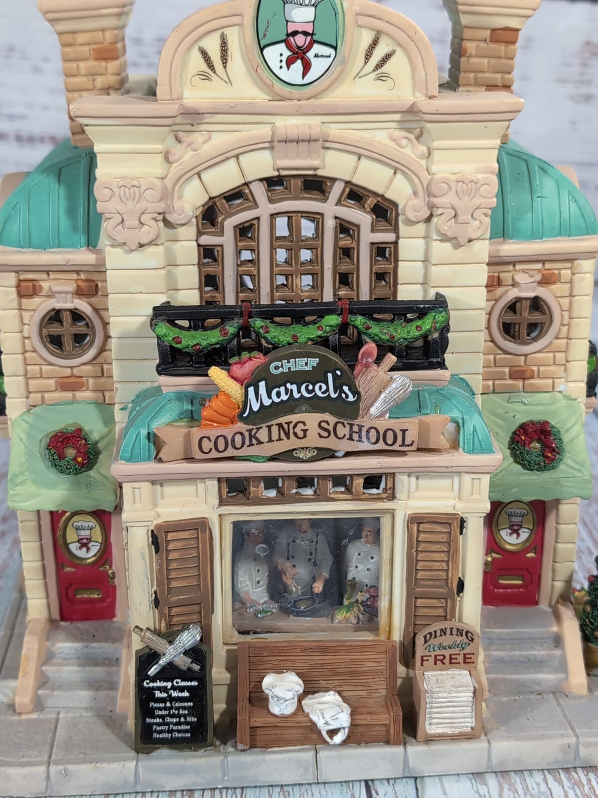 Lemax Caddington Village Chef Marcel’s Cooking School Building ...