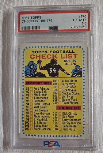 1964 Topps Football Complete Set W/All HOF’s GRADED MINT (BEST DEAL ON ...