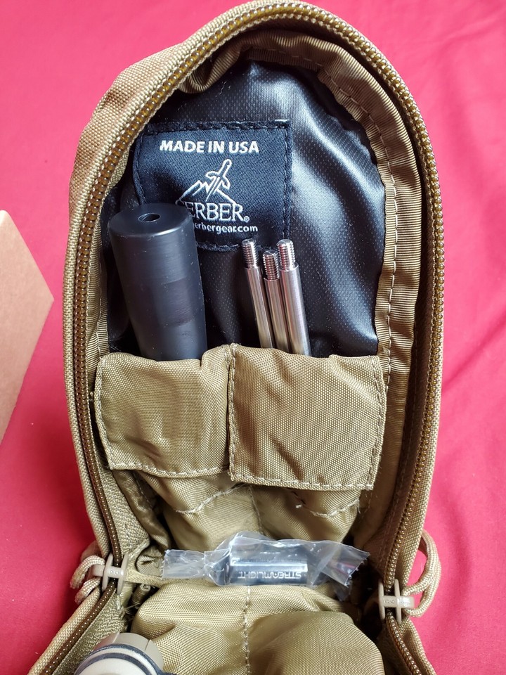 GERBER COMBAT ENGINEERS KIT EOD DET TOOL SET W/ STREAMLIGHT SIDEWINDER ...