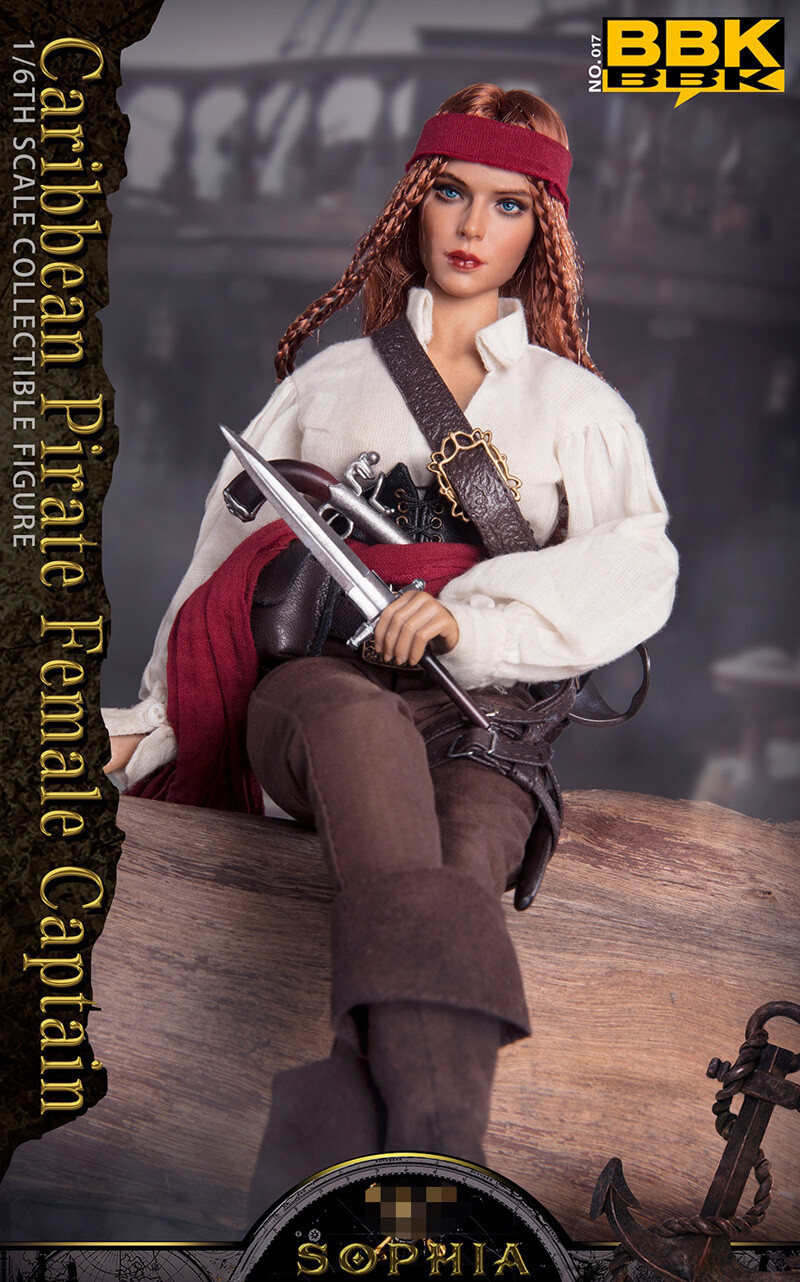 BBK Pirates of the Caribbean Female Captain Sophia 1/6 Action Figure ...