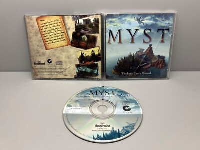 Myst Windows 3.1 95 Computer CD-ROM PC CLEAN Disc | eBay