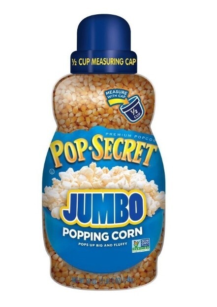 Lot Of 2 Pop Secret Jumbo Popcorn Kernels Extra Large 50Oz Jars Big 3 ...