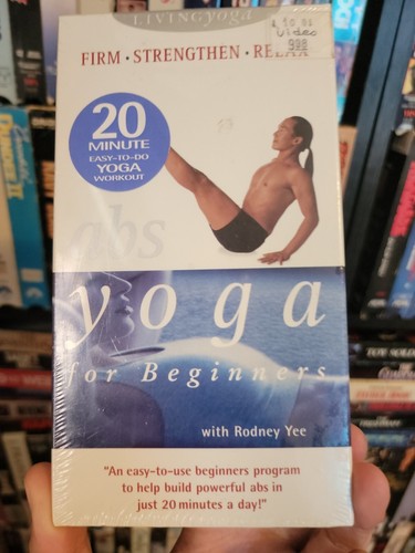 Abs Yoga For Beginners Living Yoga With Rodney Yee VHS Factory Sealed ...